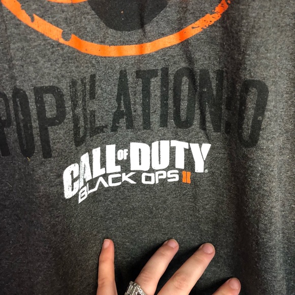 call of duty | Shirts | Cod Bo 2 Sz Xl Gray Lslv Nuke Town Tee Video ...